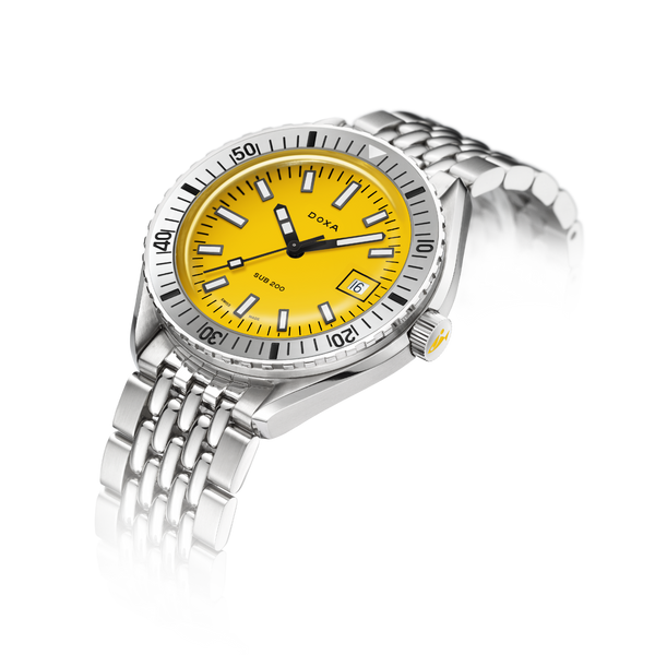 Doxa 200 - Divingstar (Yellow) Steel Bezel – Roldorf & Co.