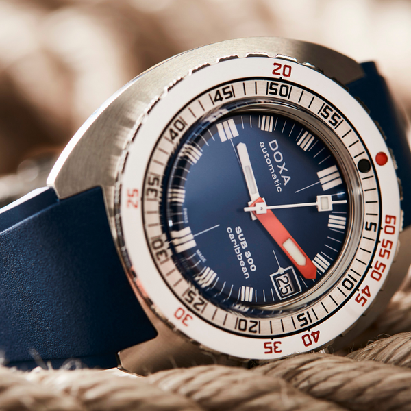Doxa 300 - Carribean (Navy Blue) – Roldorf & Co.